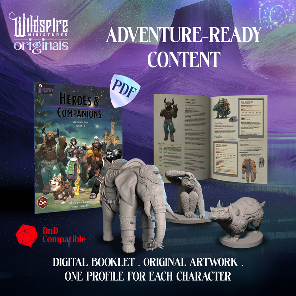 Animal Companions - 26 Minis Set - Wildspire Miniatures