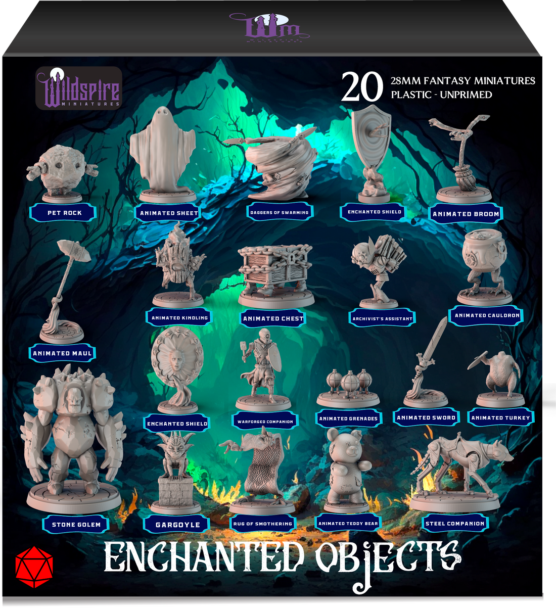Wildspire 20 Enchanted Objects - Magical Animated Objects for DND Mini ...