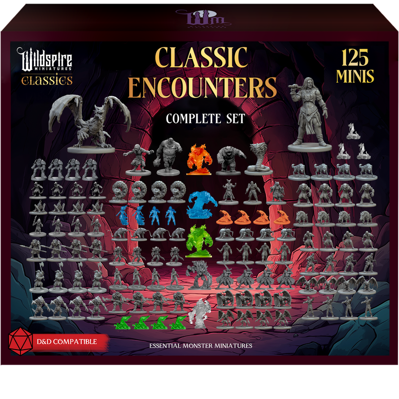 Classic Encounters - 125 Iconic Miniatures Bulk Monsters (NEW ARRIVAL ...