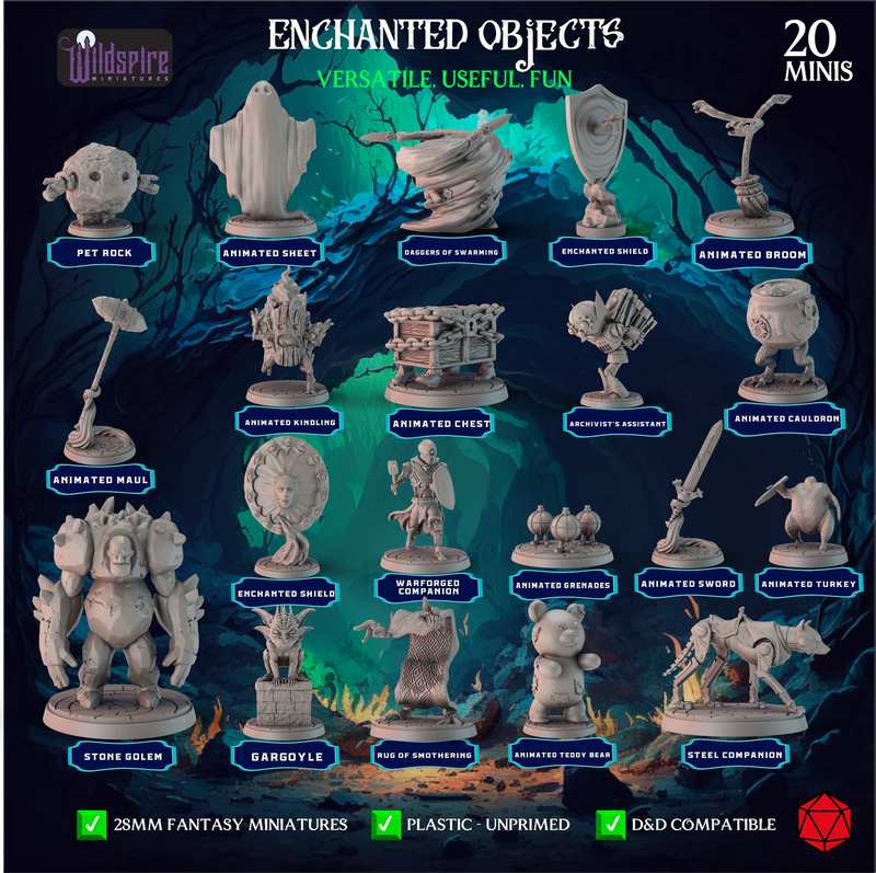 Enchanted Objects Set - Wildspire Miniatures