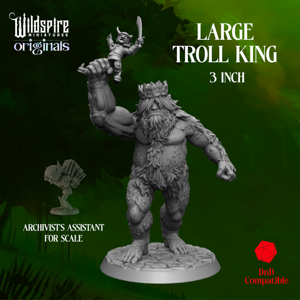 Troll King & Troll Queen Set - Wildspire Miniatures