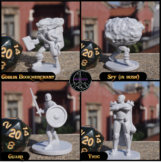 Heroic Townsfolk Miniatures Set – Wildspire Miniatures