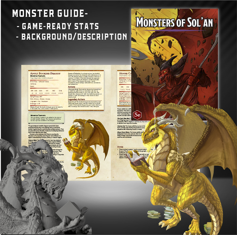 Bookish Dragon (Huge-size) - Wildspire Miniatures